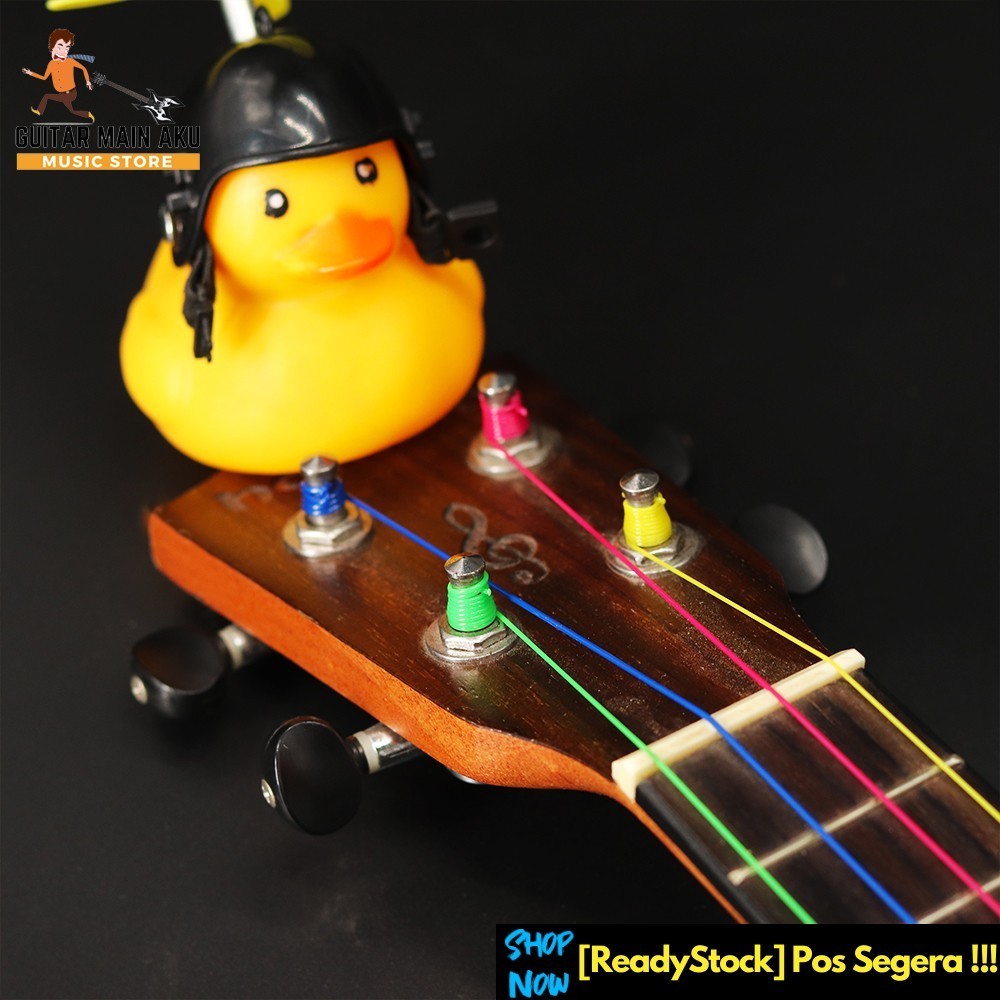 🎼Pos Segera🎸 4 Rainbow strings Colorful Ukulele String Musical ...