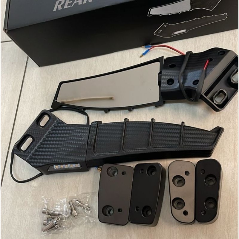 Mirrors as shown in the picture Carbon Shark Fairing + Rearview Mirrors ...