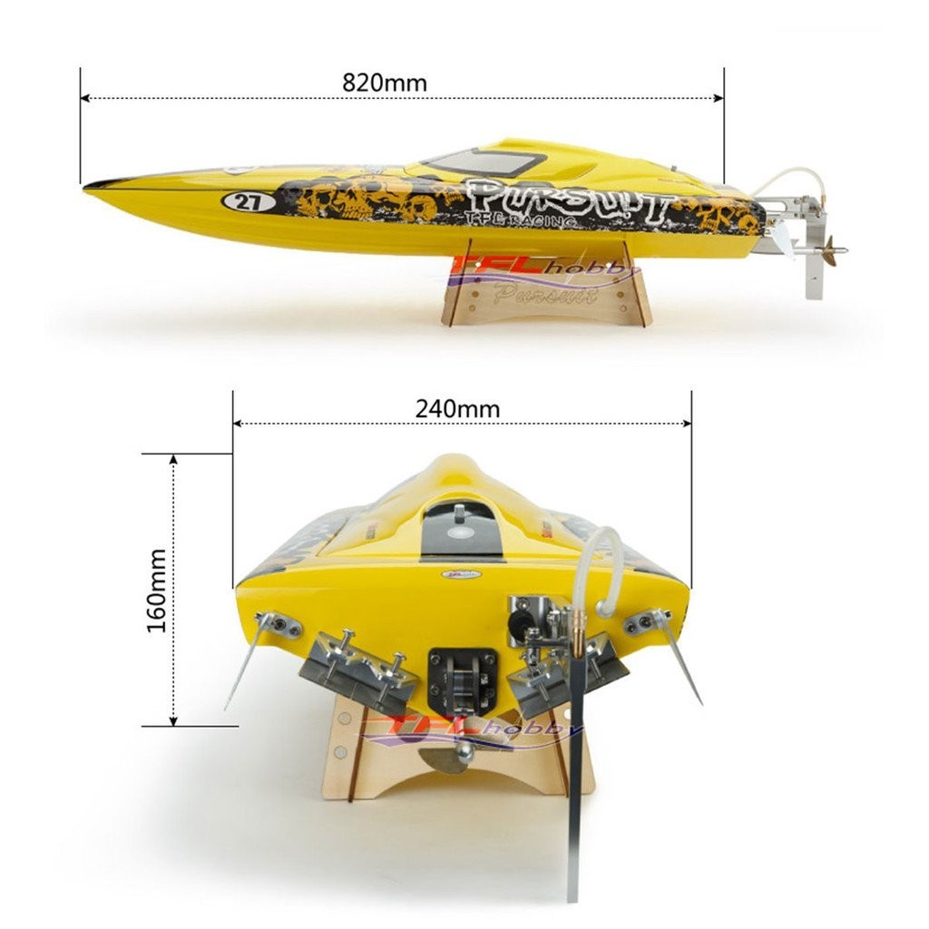 24 小时发货TFL Model Boat 1106 Electric Remote Control Glass Fiber Hull ...