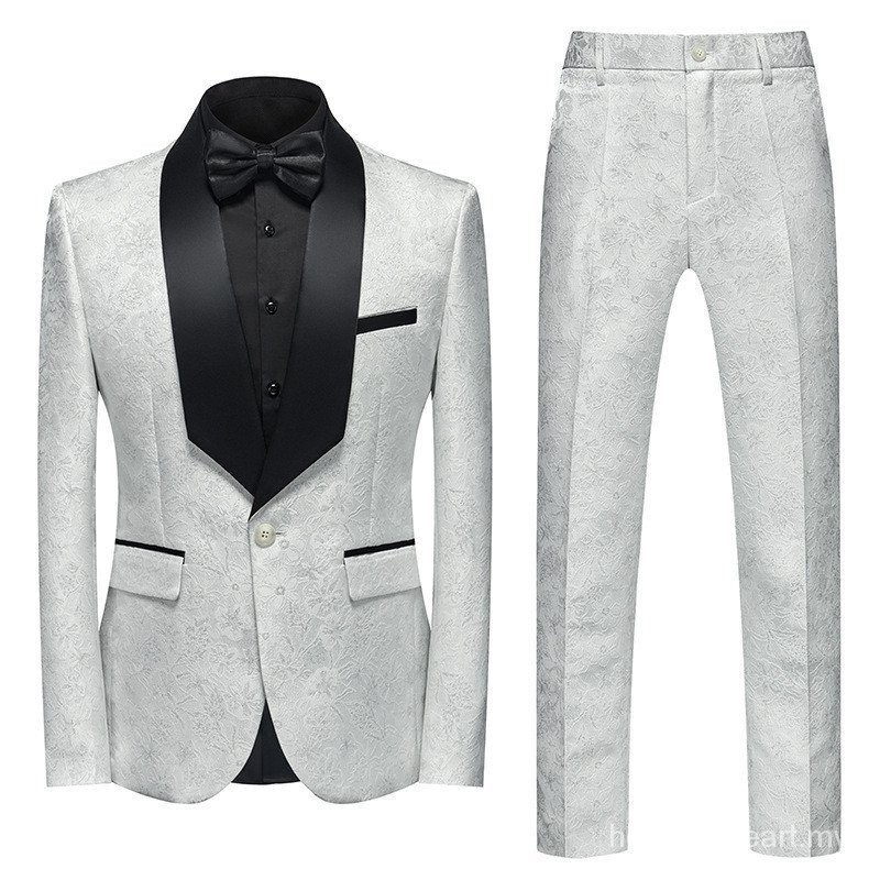 [Fashion Suit] Suit Men's Suit Host Suit Ceremonial Dress Wedding Dress ...