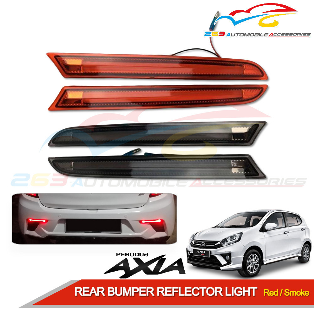 PERODUA AXIA REAR BUMPER LAMP LED RUNNING LIGHT REFLECTOR 'YCL-395 ...