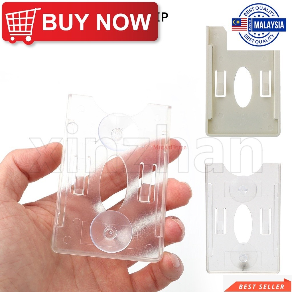MH Sucker Card Holder for Windshield Glass Tag Durable ID IC Card ...
