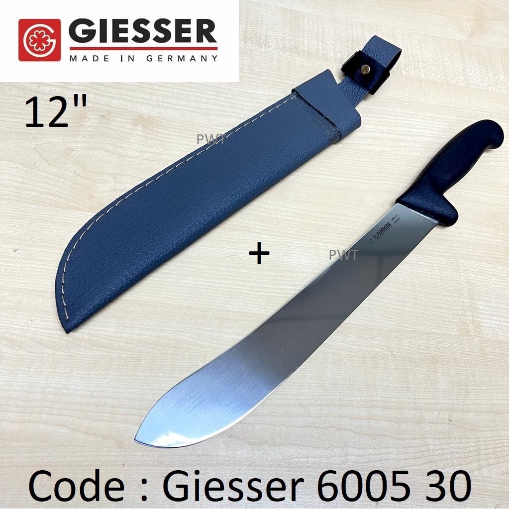 GIESSER 12" BUTCHER KNIFE AND COVER 6005 30 (Made In Germany) | Shopee ...