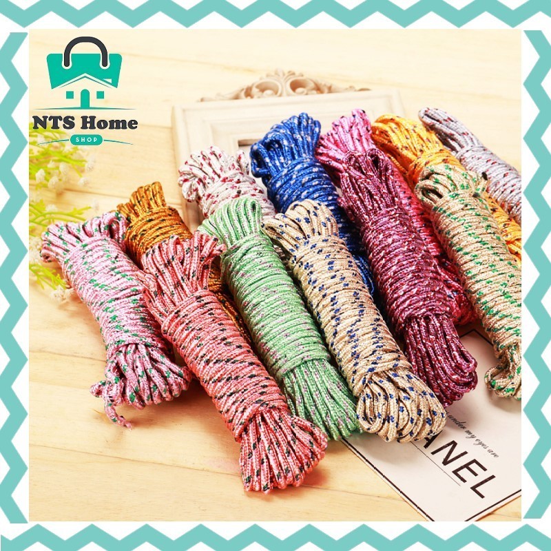 10M Laundry Hanging Nylon Rope | Windproof Clothesline | Outdoor Drying ...