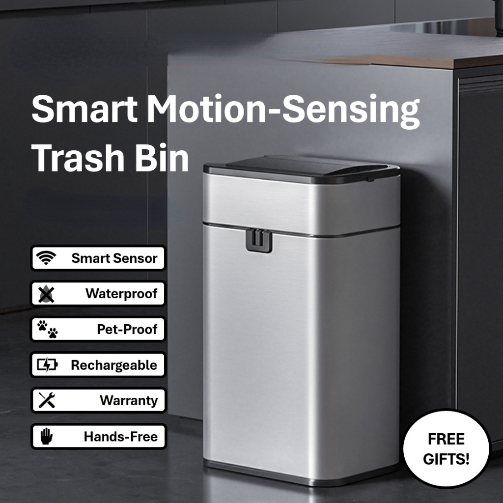 30L Smart Motion Sensor Trash Bin | Shopee Malaysia