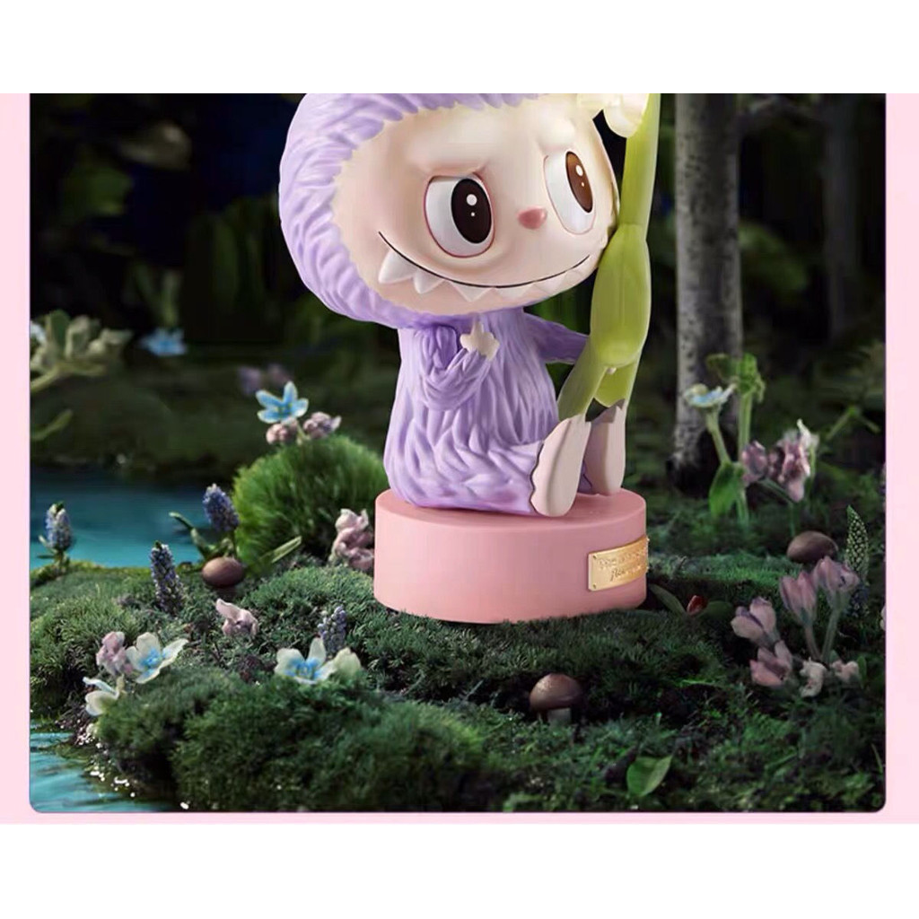 Official Pop Mart LABUBU Wind Chime Flower Doll Table Lamp Creative ...
