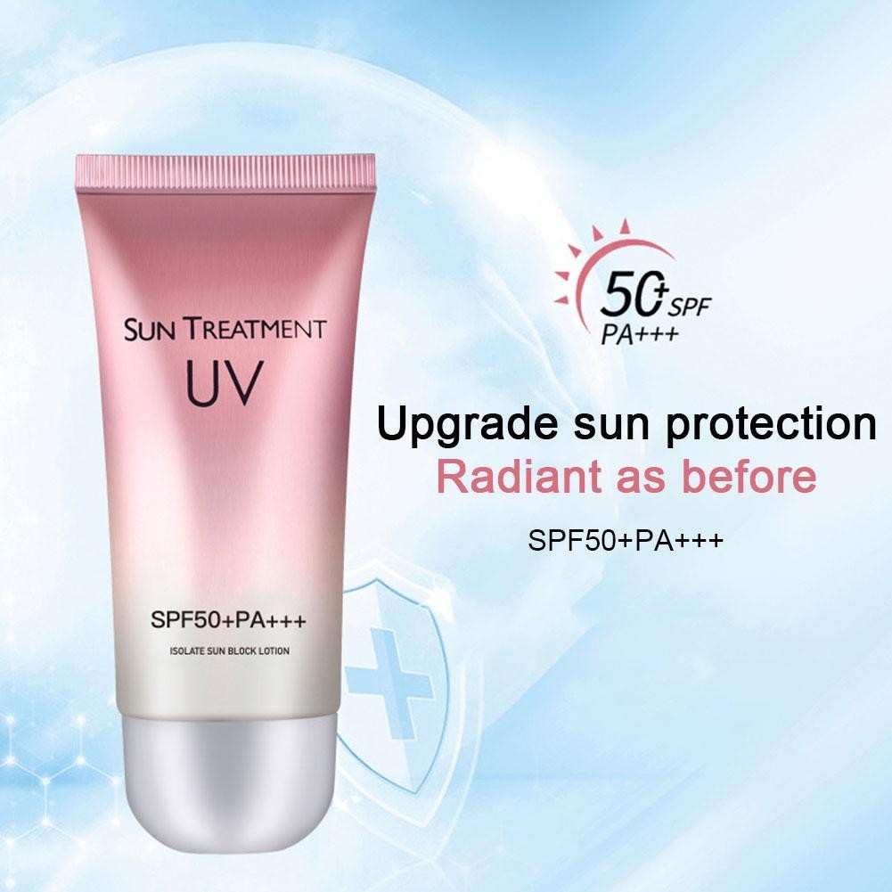 SPF50 Facial Sunscreen White Skin Cream Uv Protection Brighten And ...