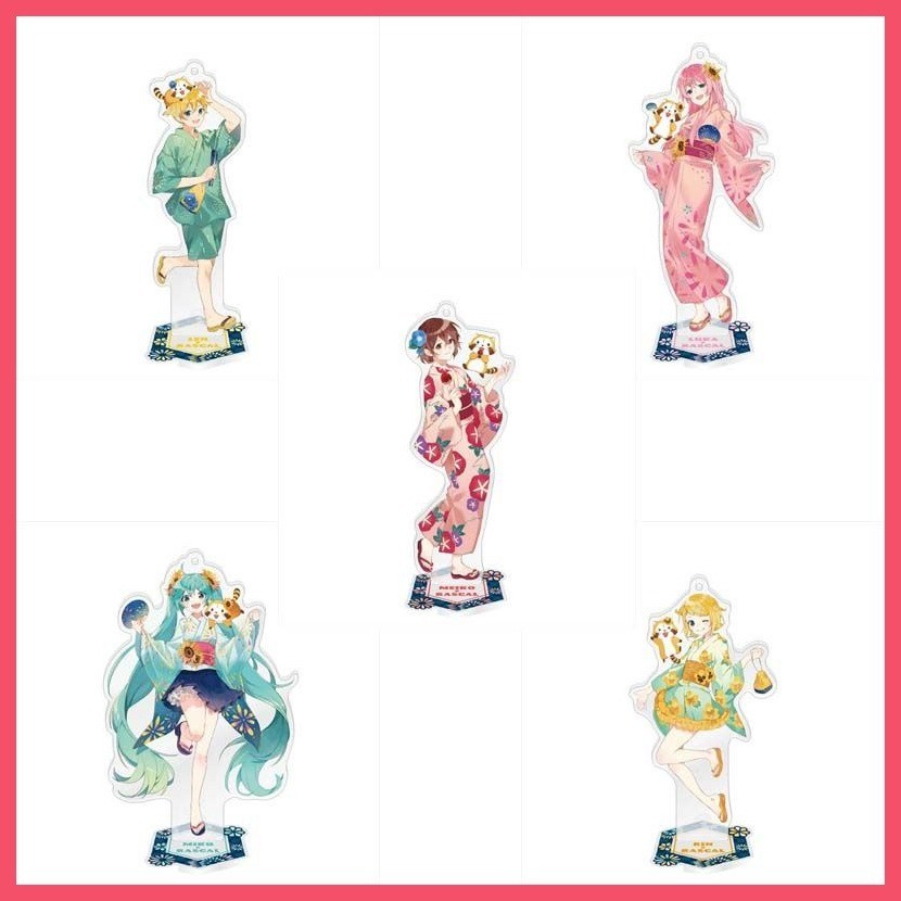 Stand Hatsune Miku Kagamine Rin Kagamine Len Megurine Luka Merchandise ...