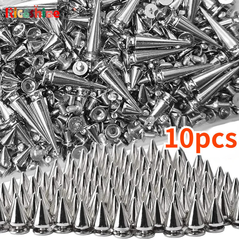 [Serendipity]Vintage DIY Silver Cone Studs Spikes Rivets - Rock Garment ...