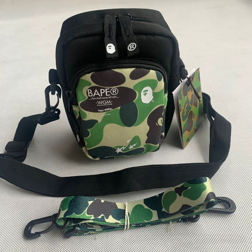 Bape Shoulder Bag Multi-Pocket Messenger Bag | Shopee Malaysia