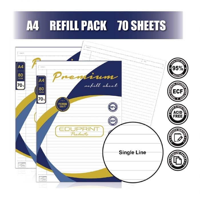 [READY STOK] EDU Paper Examination Sheet Exam Paper A4 Size 80GSM ...