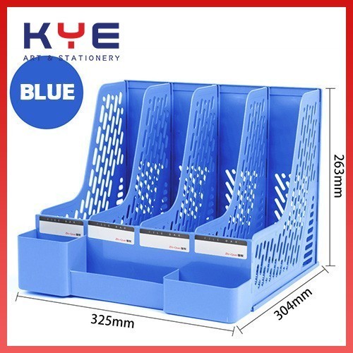 Pvc Magazine Rack / Office Rack 3 Layer / 4 Layer / Colour | Shopee ...