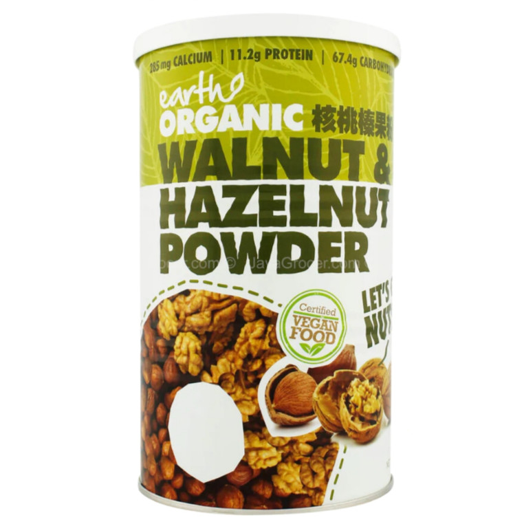 Earth Living Organic Walnut & Hazelnut Powder 500g (Exp: 04/2025 ...
