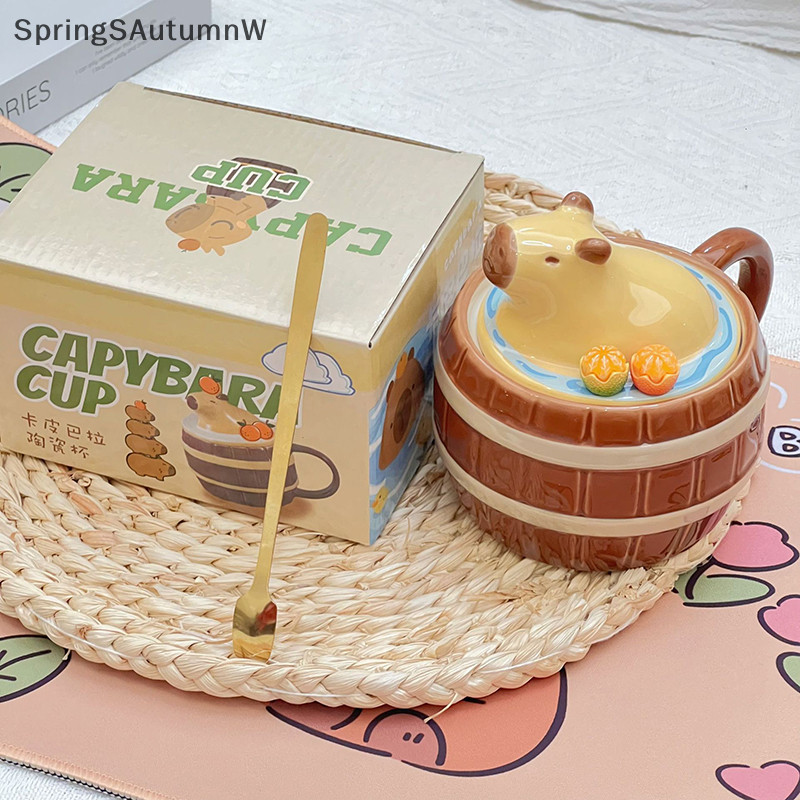 [SpringSAutumnW] Capybara Mugs Capybara Water Bucket Shape Cups ...