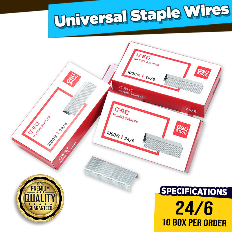 1Boxes Staples 24/6 Universal Unified Stapler Staples School Stationery ...