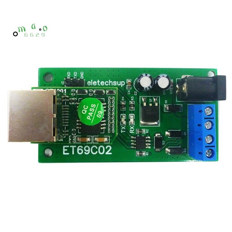 ET69C02 Ethernet Network IP RJ45 to RS485 Bus Converter for Modbus RTU ...