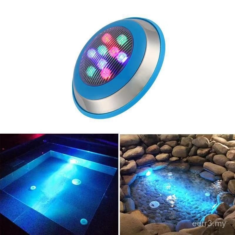 Led Swimming Pool Light Wall-Mounted Underwater Light Underwater Light Swimming Pool Lighting ...