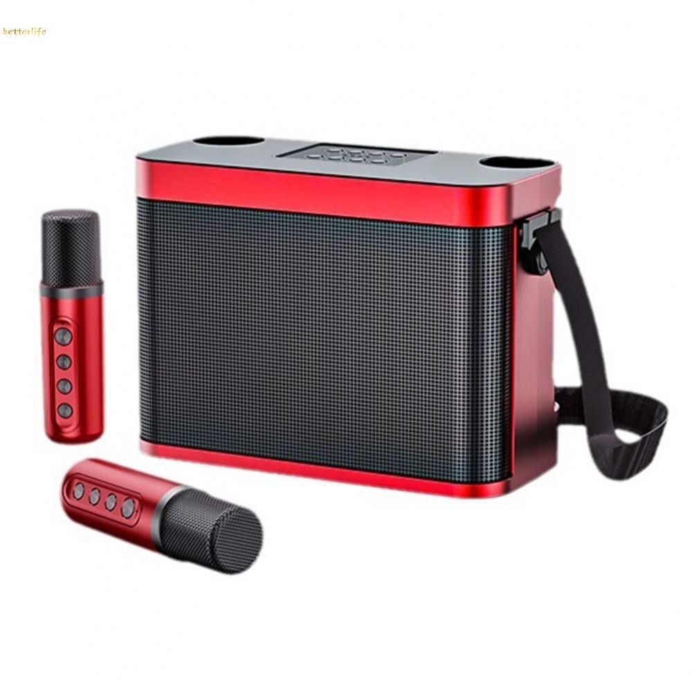 Portable KTV Karaoke Speaker Set: Dual Wireless Microphones & 720 ...