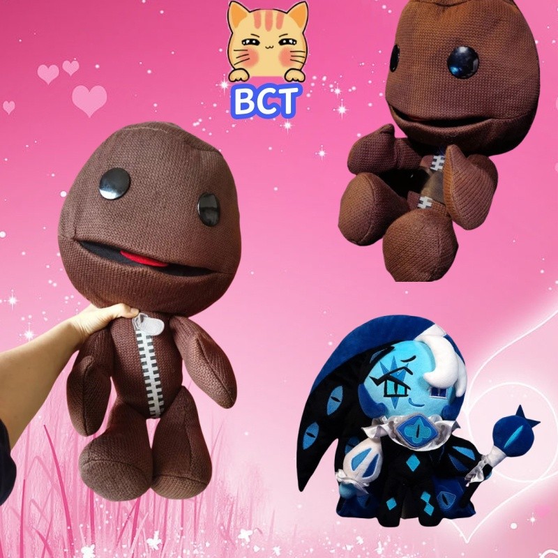 BCT Little Big Planet Sackboy Plush Toy Made of Hemp Cloth Kawaii Cute ...