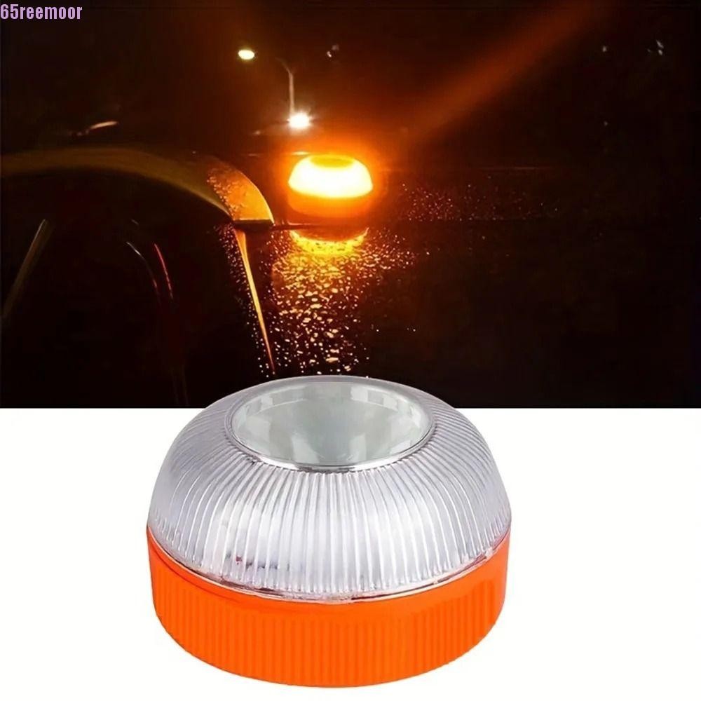 REEMOOR Car Emergency Light, Magnetic Attraction Rechargeable Safety ...