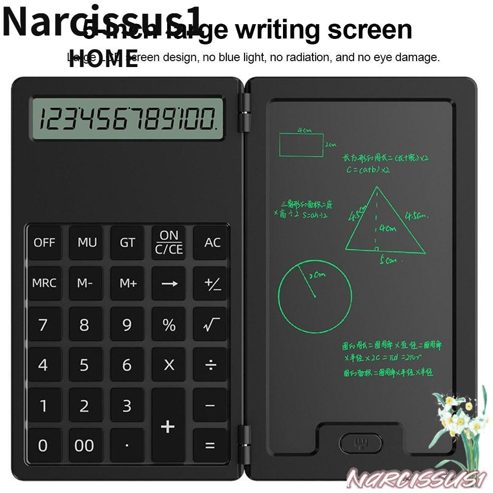 NARCISSUS Scientific Calculators, 12-Digit With Stylus Math Calculator, Portable Writing Pad ...