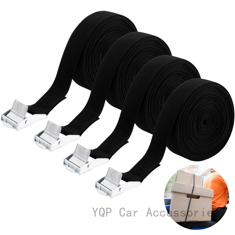 Ratchet Tie Down Straps 5M 4 Pack Roof Rack Straps Adjustable Lashing ...