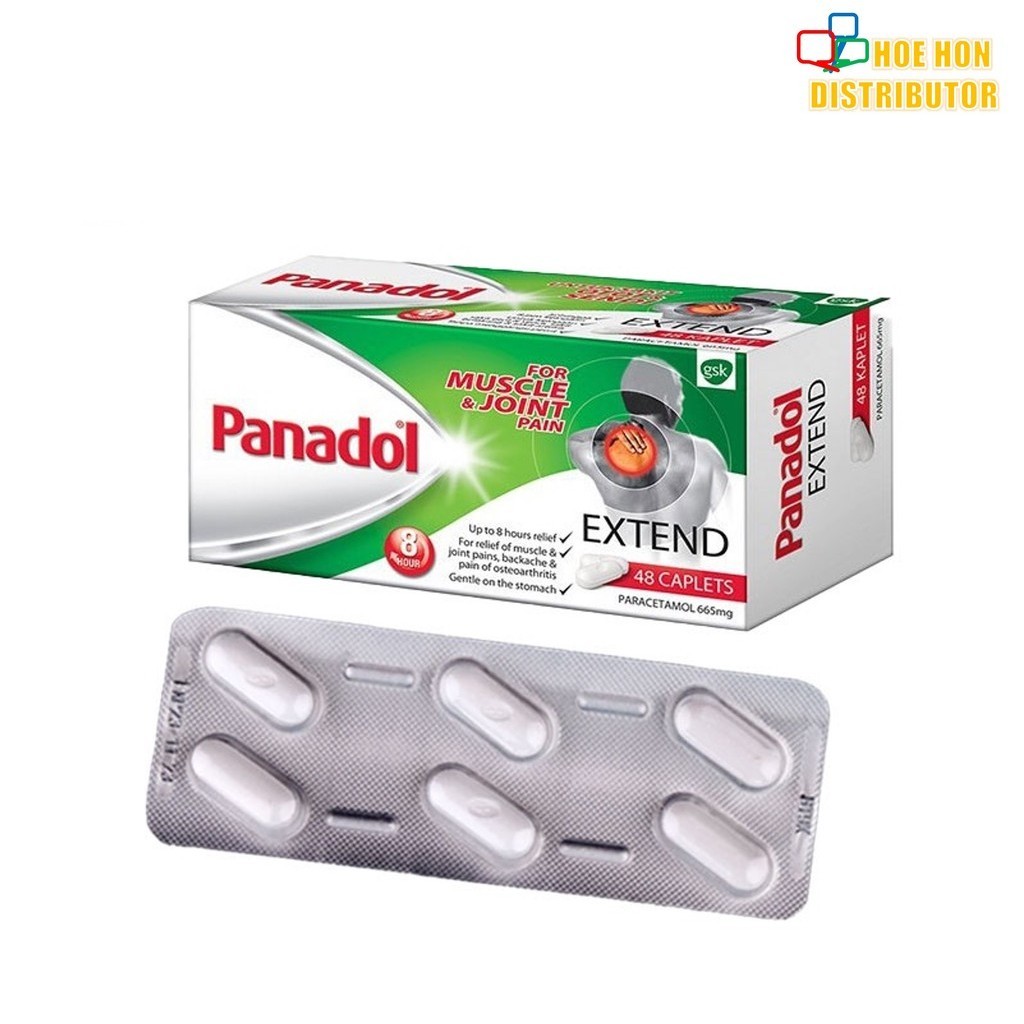 Panadol Extend 6 Taplets / Pack Musle & Joint Pain / Sakit Otot & Sendi ...