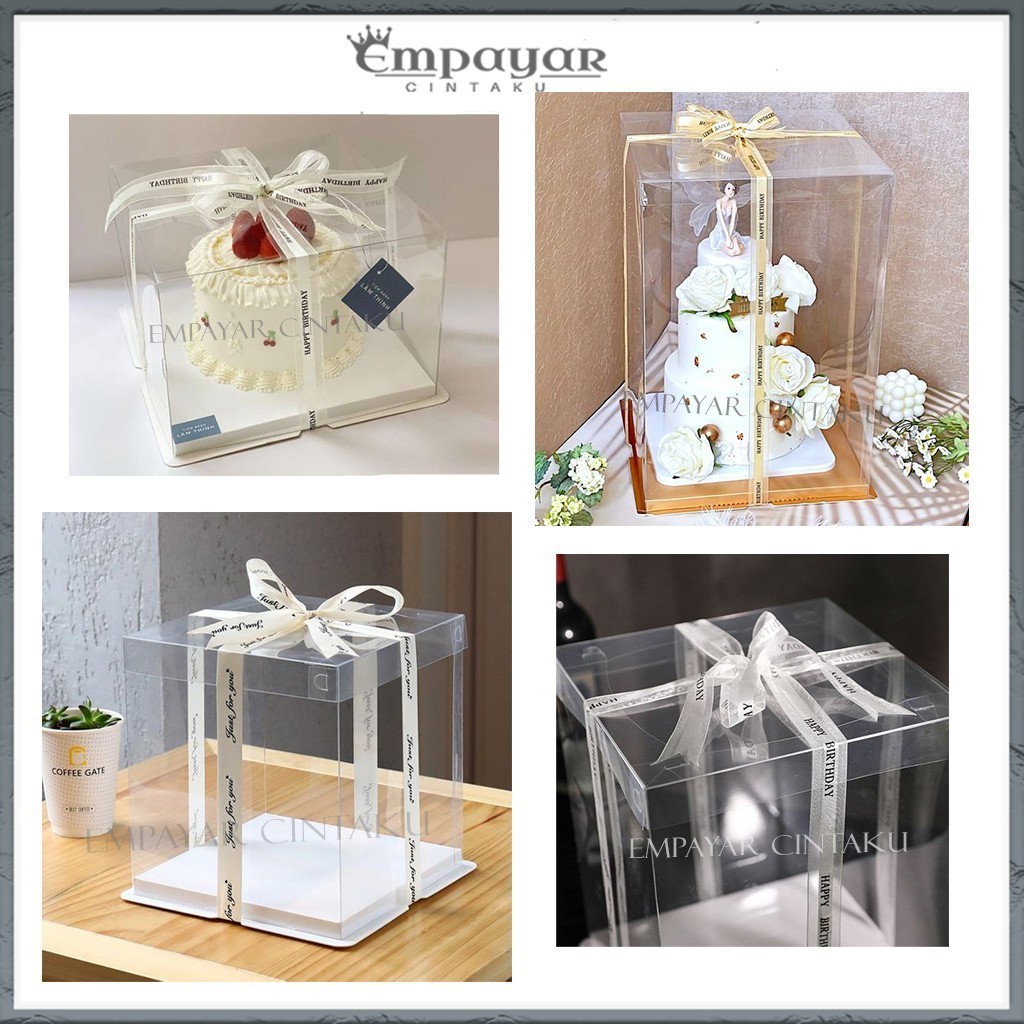 CLEAR Gift Box/Doorgift Box Murah/CLEAR PVC/Doorgift Kotak/Gift Box ...