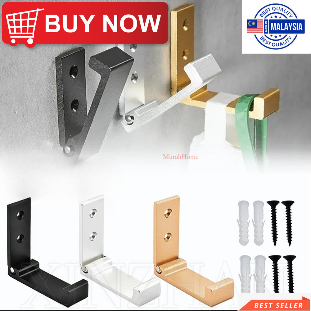 MH Punch-type Folding Clothes Hook - Invisible Hanger Storage Hook ...