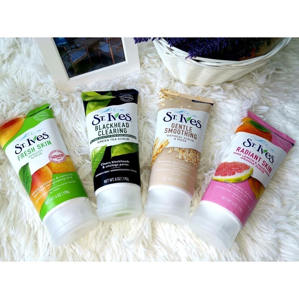 St Ives Face Scrub Gentle,Radiant,Fresh Skin Scrub 170g | Shopee Malaysia