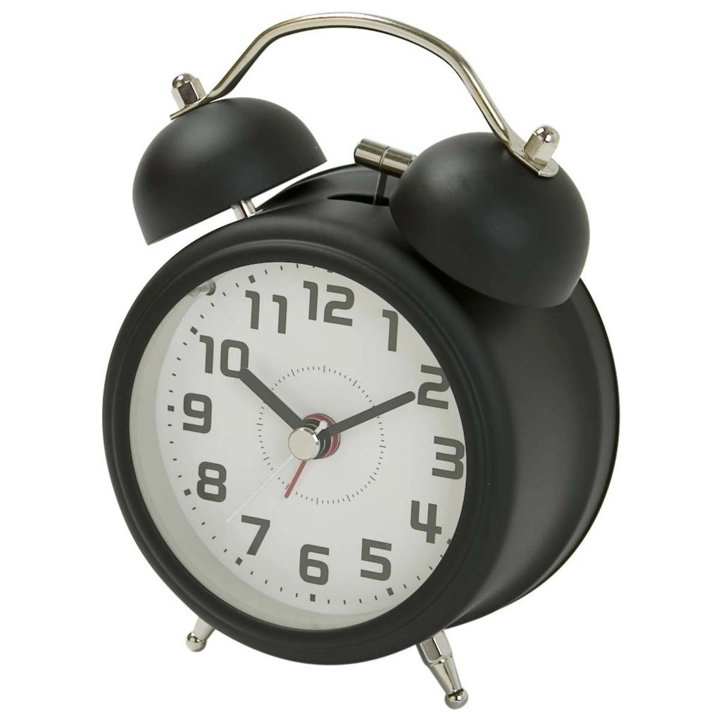 NITORI ALARM CLOCK PARTIE BELL R BK | Shopee Malaysia