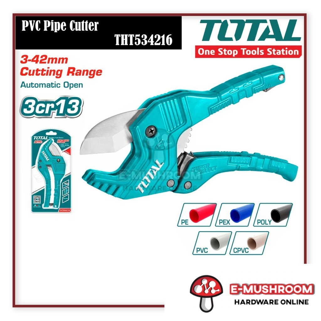 Total THT534216 PVC Pipe Cutter 3-42mm | Shopee Malaysia