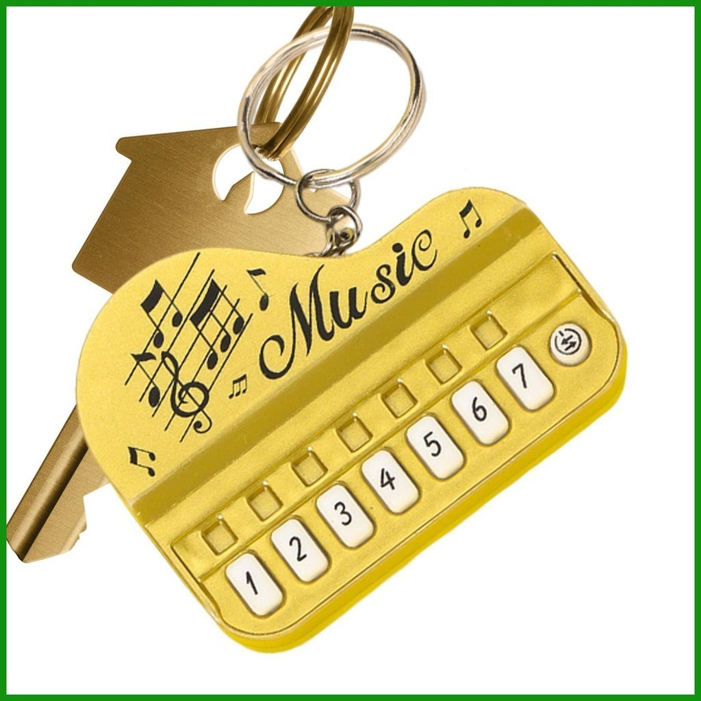 Toy Piano Keychain Creative Piano Keychain With Lights And Sounds Kids ...