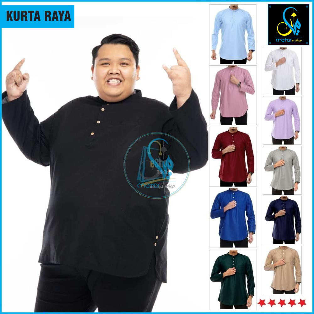 Kurta Raya 2024 Kurta Plus Size Kurta S Sampai 6xl Styles Collections ...