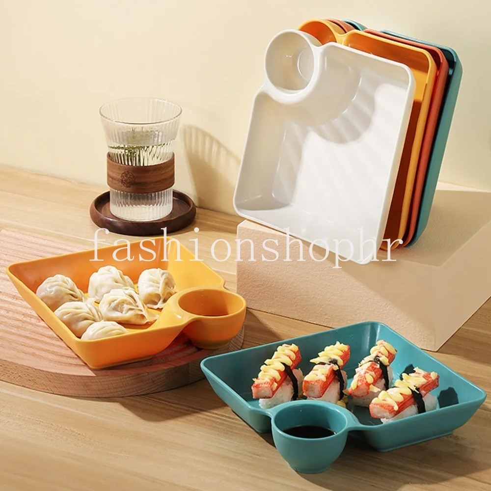 Multi-purpose Plate Japanese Dumpling Plate French Fries Sushi Snack ...