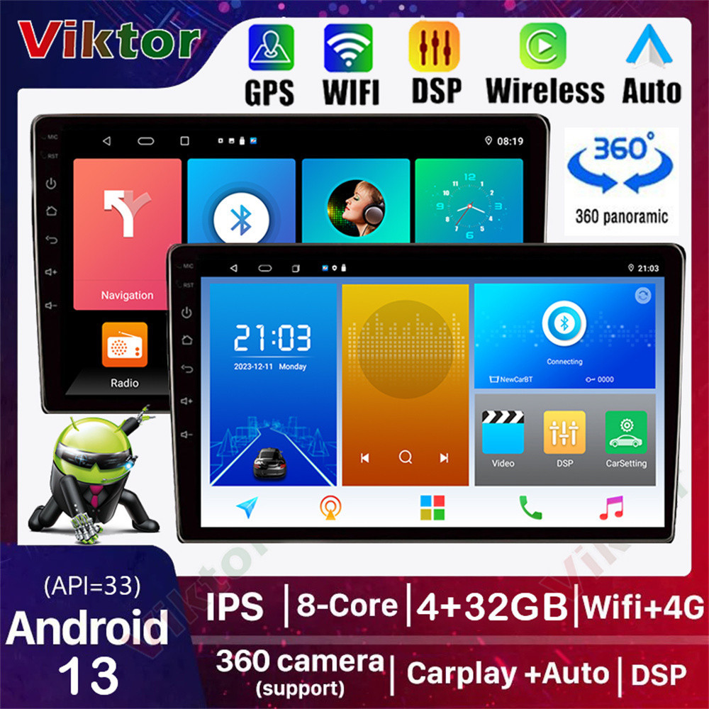 [One Year Warranty] 4G SIM Card Octa Core Android Player Car Radio ...