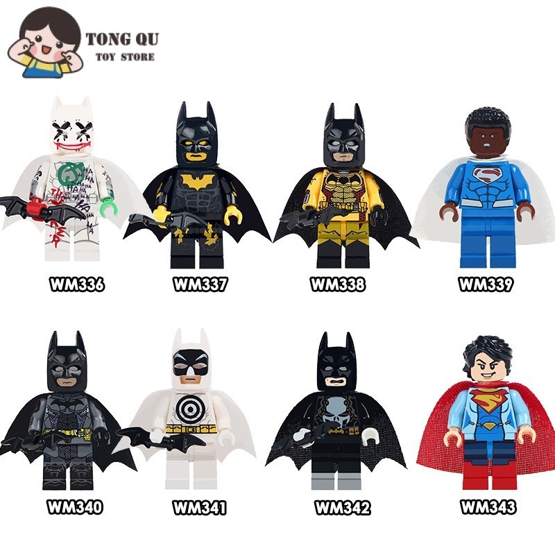 Superhero Minifigures Batman Building Block Doll Collection Model ...