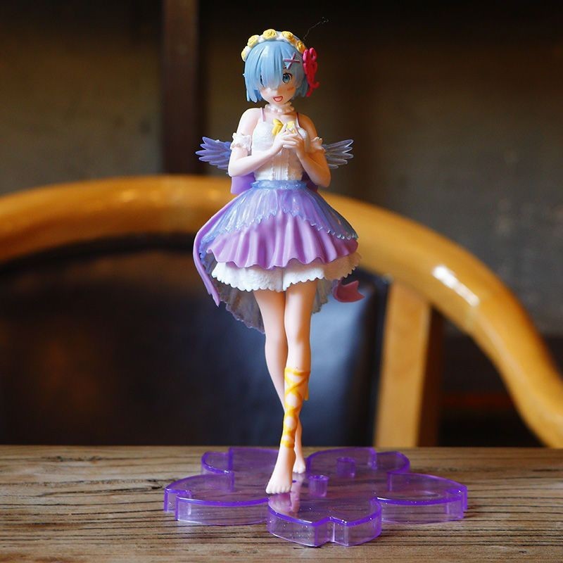 ((Ready Stock) Figure Angel Purple Rem Rem Figure Zero-Starting Life in ...