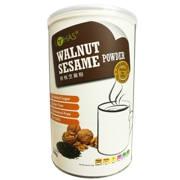 Lohas Walnut Sesame Powder 核桃芝麻粉 500G | Shopee Malaysia