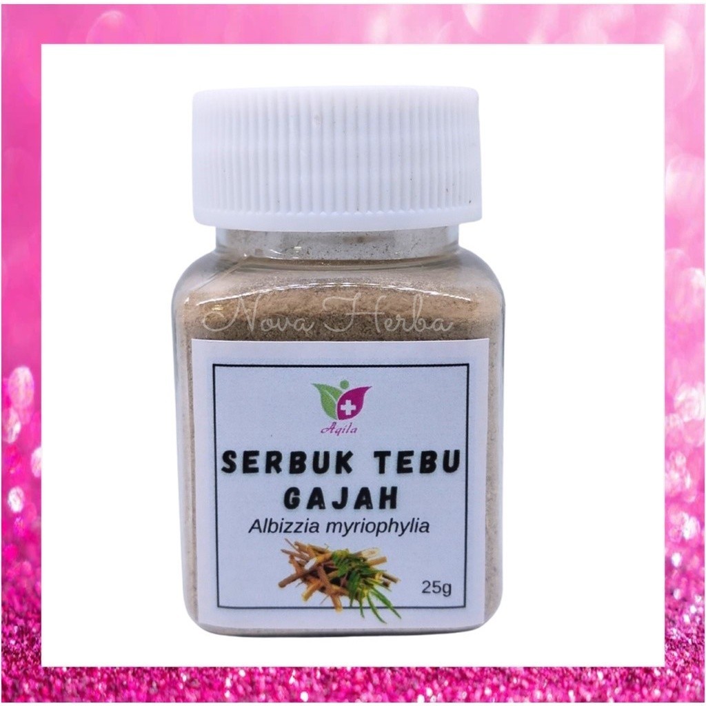 Serbuk tebu gajah kering dalam botol (25g) Akar manis, Saccharum ...