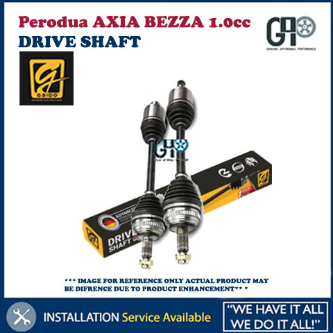GAIDO X SERIES DRIVE SHAFT PREMIUM FOR AXIA BEZZA 1.0cc HEAVY DUTY ...
