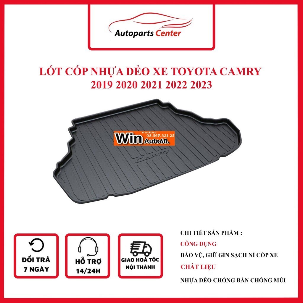 Plastic plastic trunk lining for Toyota Camry 2019 2020 2021 2022 2023 ...