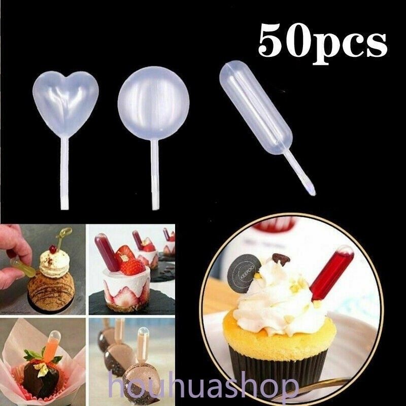 Mini Dropper Disposable Jam Dropper For Cupcakes Sauce Squeeze Transfer ...