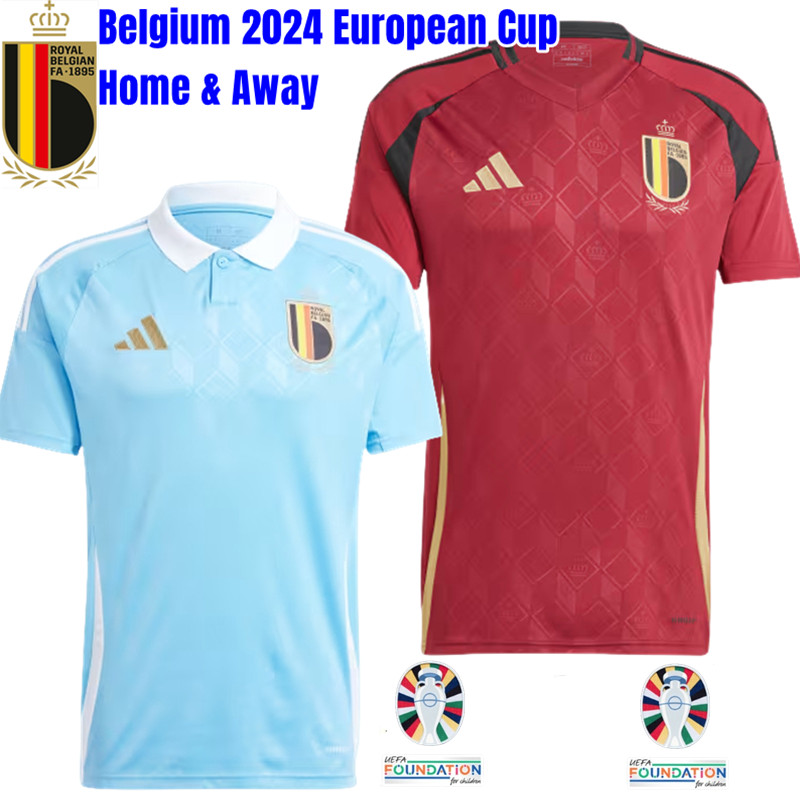 Belgium UEFA Euro 2024 Home & Away Men's Jerseys | Shopee Malaysia
