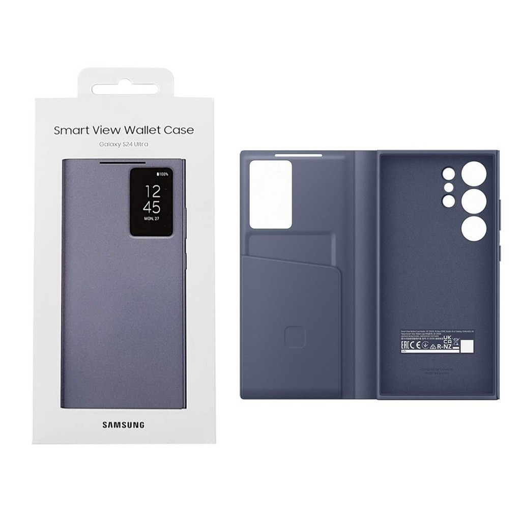 Samsung Galaxy S24 Ultra Smart View Wallet Case (Violet), EF ...