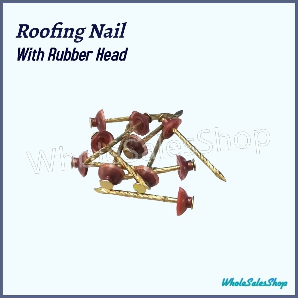Roofing Nail With Rubber Head Roof Nail Paku Bumbung Getah Paku Atap ...