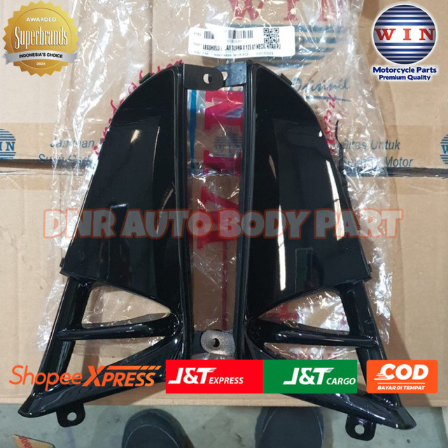 HITAM Supra X 125 Batman Small Inner Wing 2007 2008 2009 2010 2011 2012 ...
