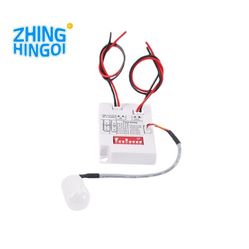 12V 24V PIR Motion Sensor Switch IR Infrared Human Induction Time Delay ...