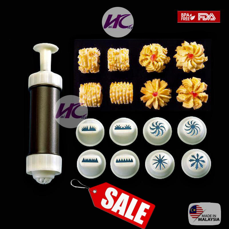 (HC) Acuan Tekan Berpam/ Kuih Biskut Tat Roll Tart / Semperit Samperit ...