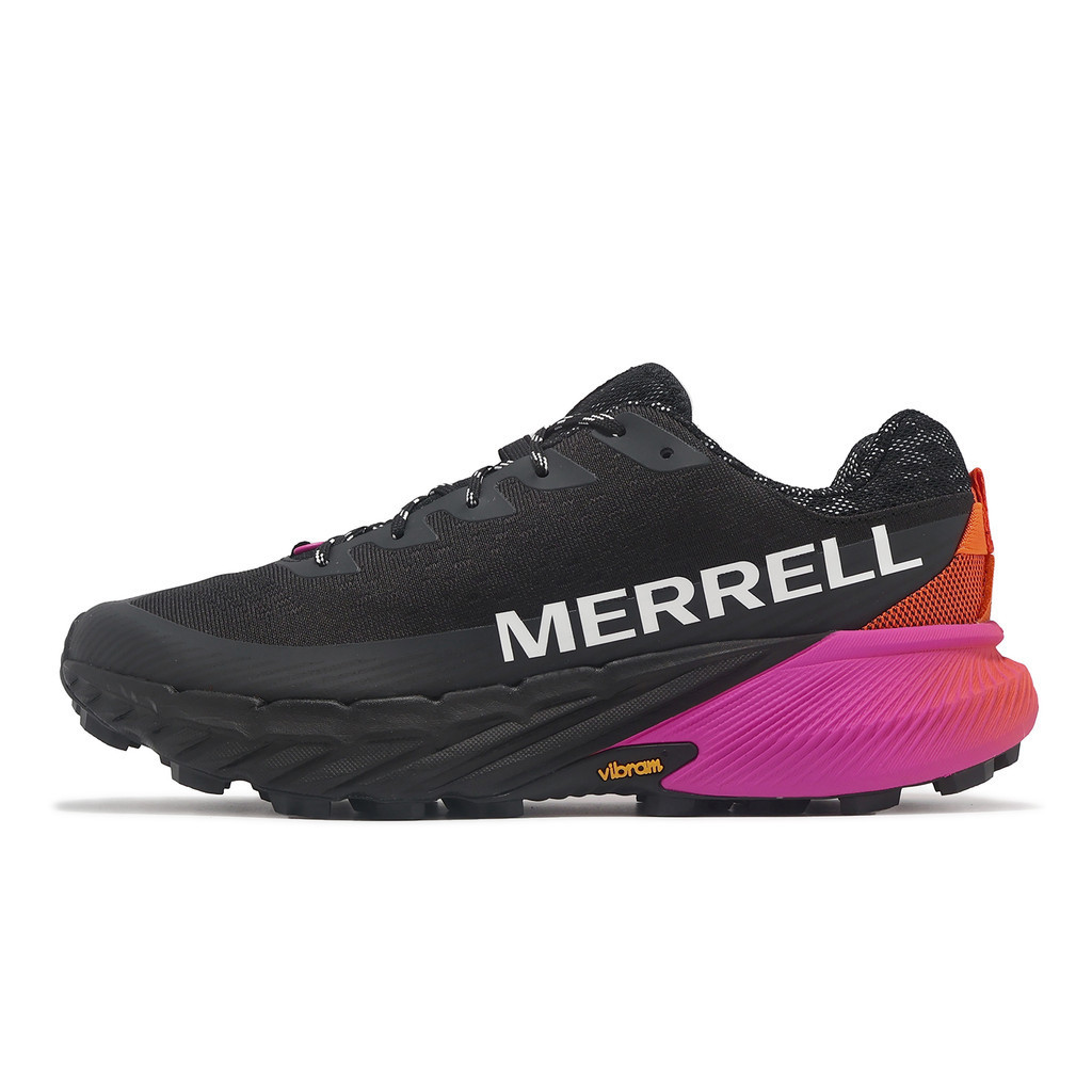 Merrell Cross Country Running Shoes Agility Peak 5 Gold Outsole Black ...